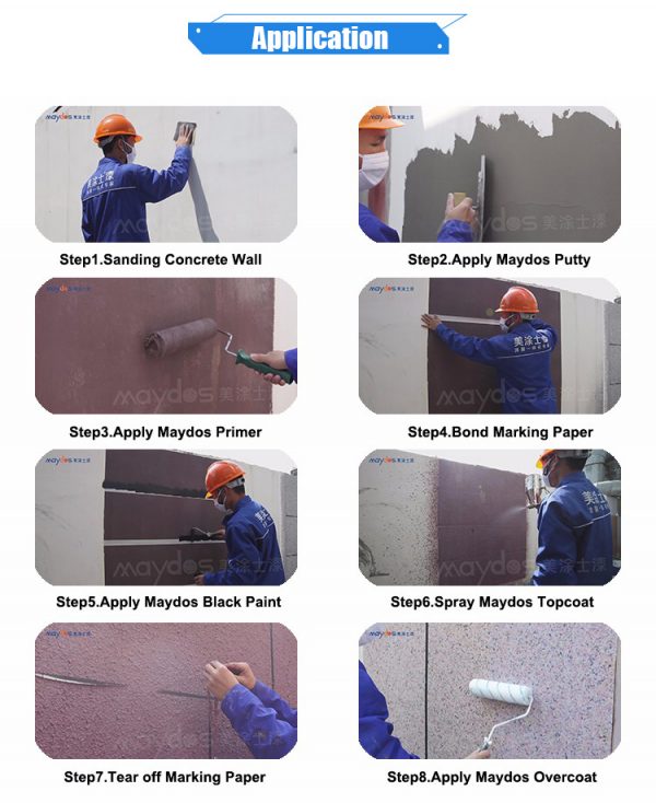 Stone paint Looks like stone rock wall Spray texture paint